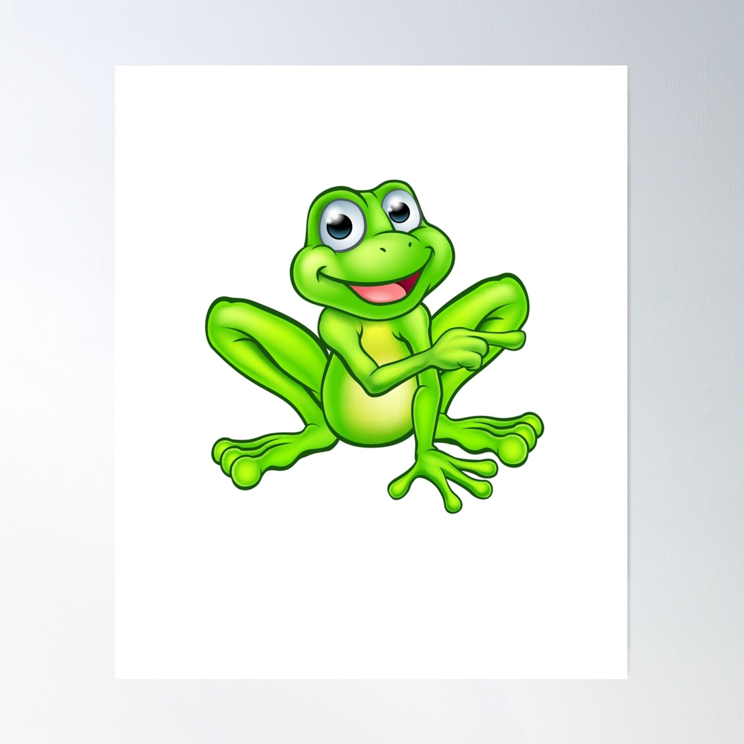Funny Frog Self Care Poster Wall Art, Modern Wall Decor, 12x18 UNFRAMED ...