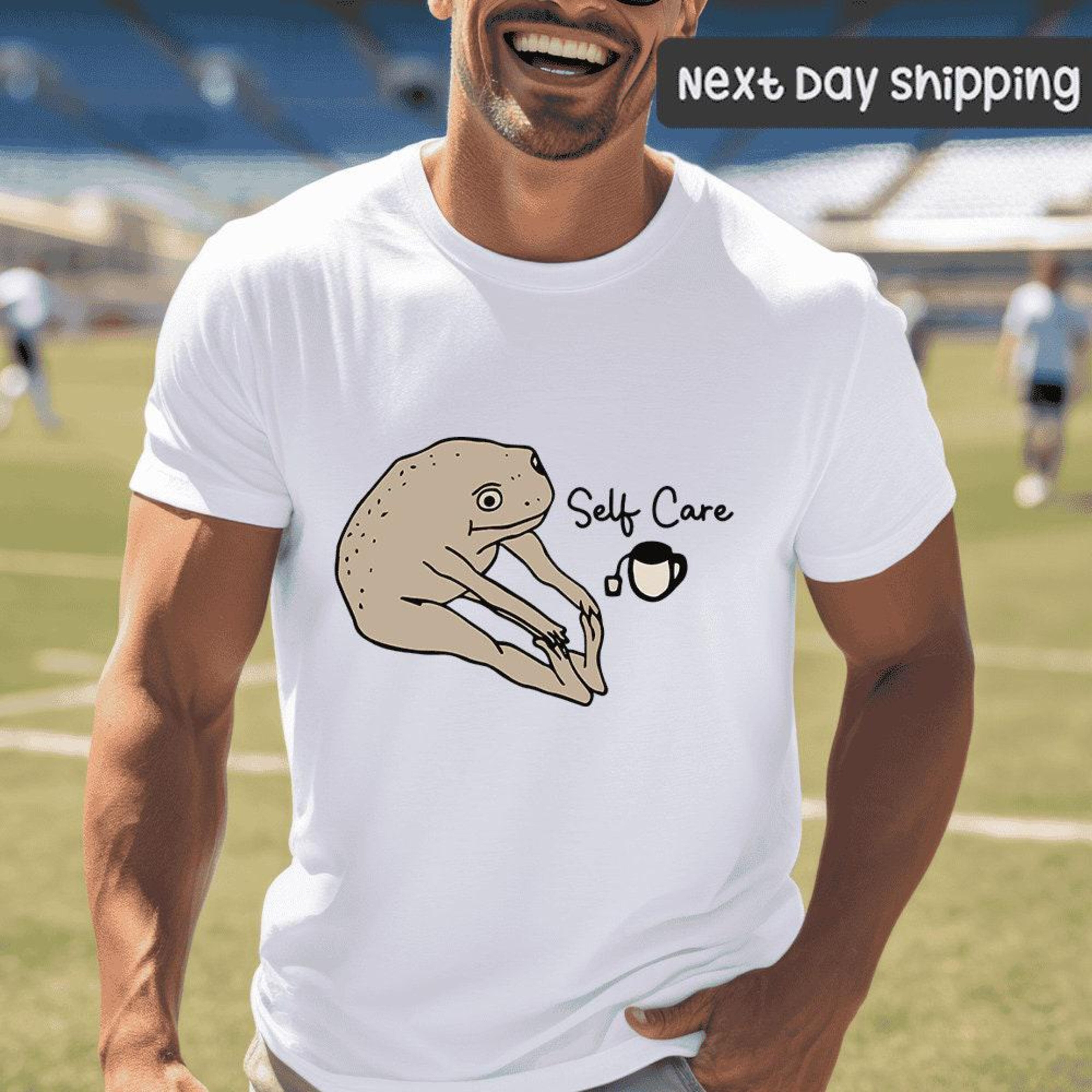 Funny Frog Self Care T-Shirt, Frog Self Care Retro T-Shirt, Self Care ...