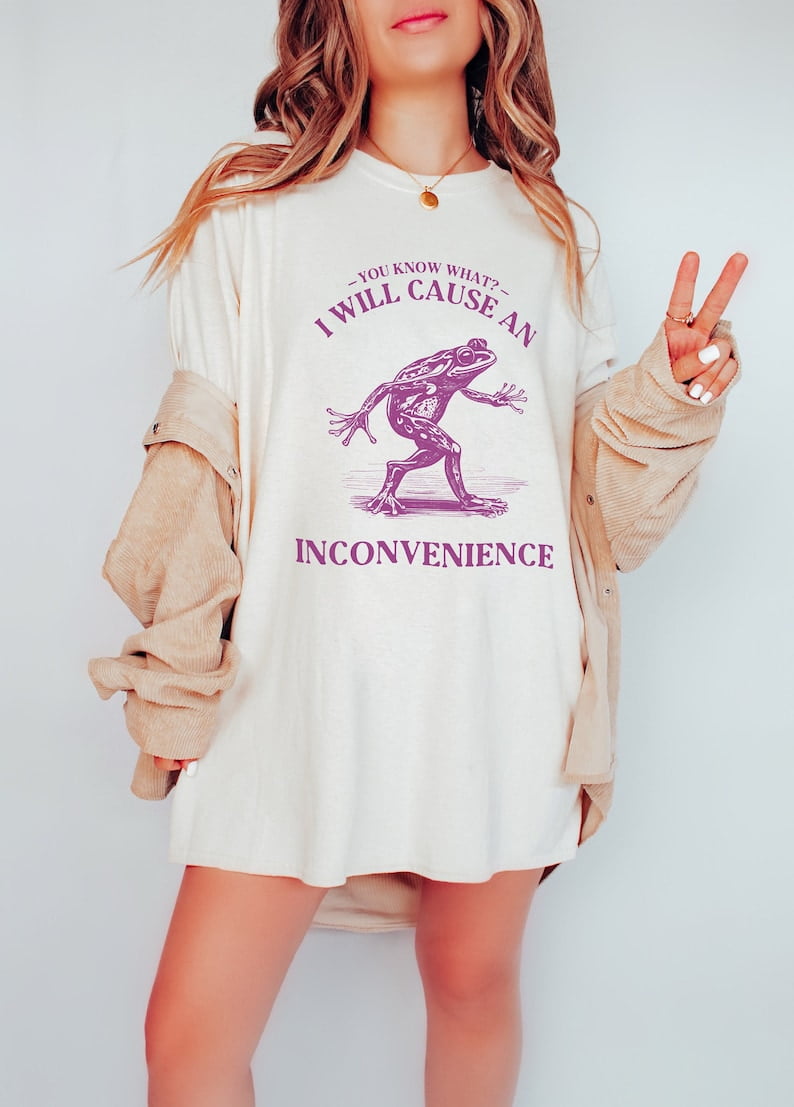 Funny Frog Shirt, Weirdcore Clothing, Retro Vintage Frog Graphic T ...