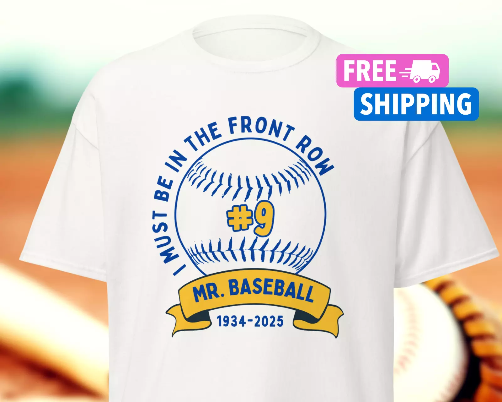 Funny Front Row Shirt Bob Uecker Tribute Shirt Brewers Shirt RIP Uecker ...