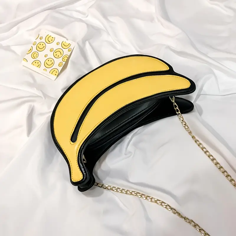 Funny Fruit Shape Shoulder Bag for PU Chain Bag Small Crossbody Bags ...