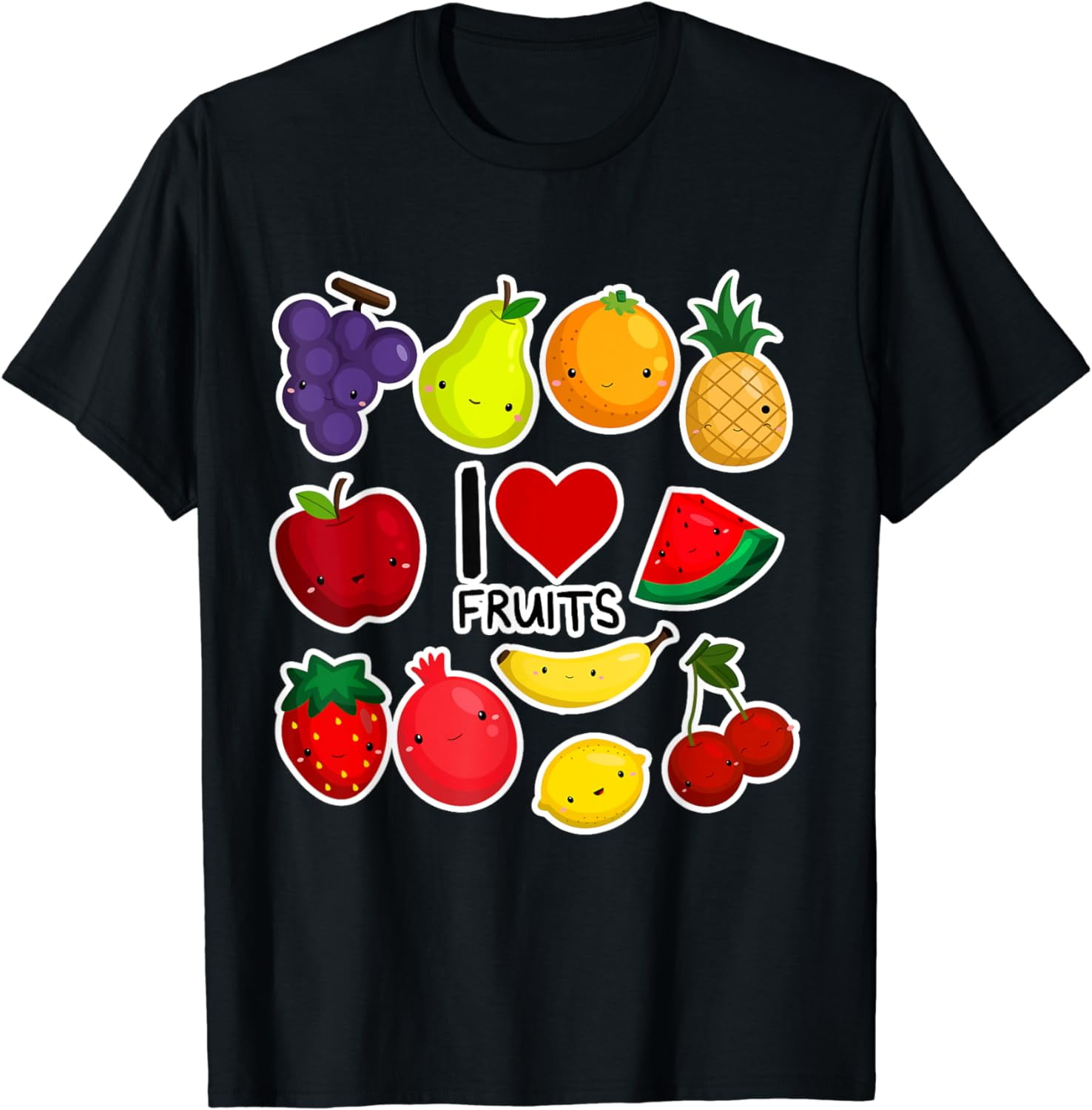 Funny Fruit Vegetable Vegan Fruit Fruits Tee T-Shirt - Walmart.com