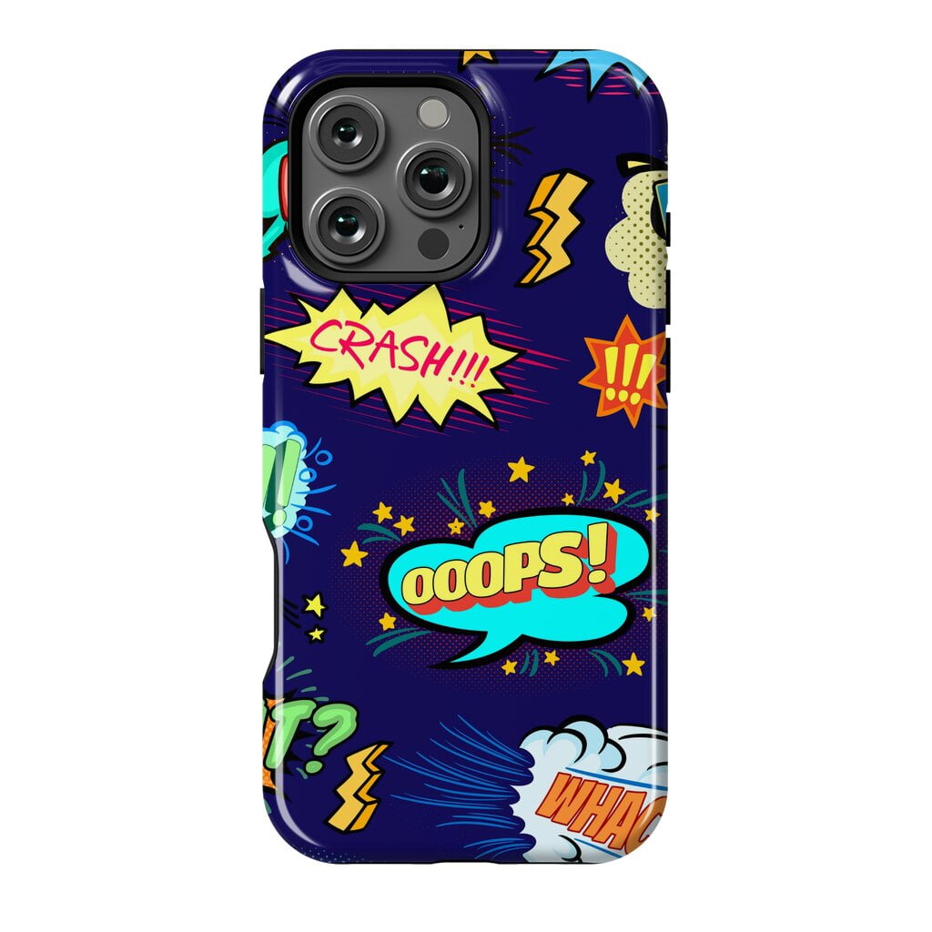 Funny Fun Callouts Comic Book Art Phone Case for iPhone 11 12 13 14 15 ...