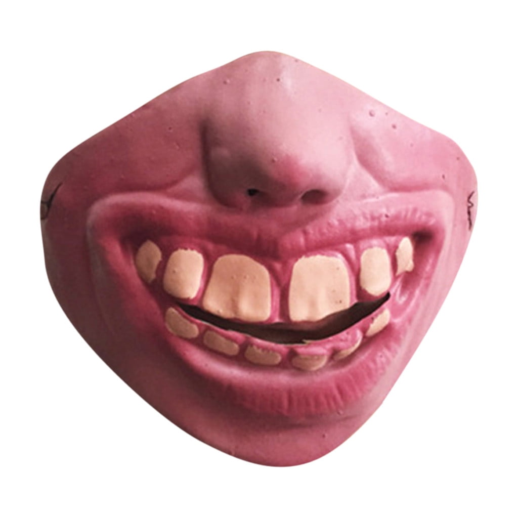 Funny Fun Mask Big Lips Headgear Pet Funny Mask Adult Halloween ...