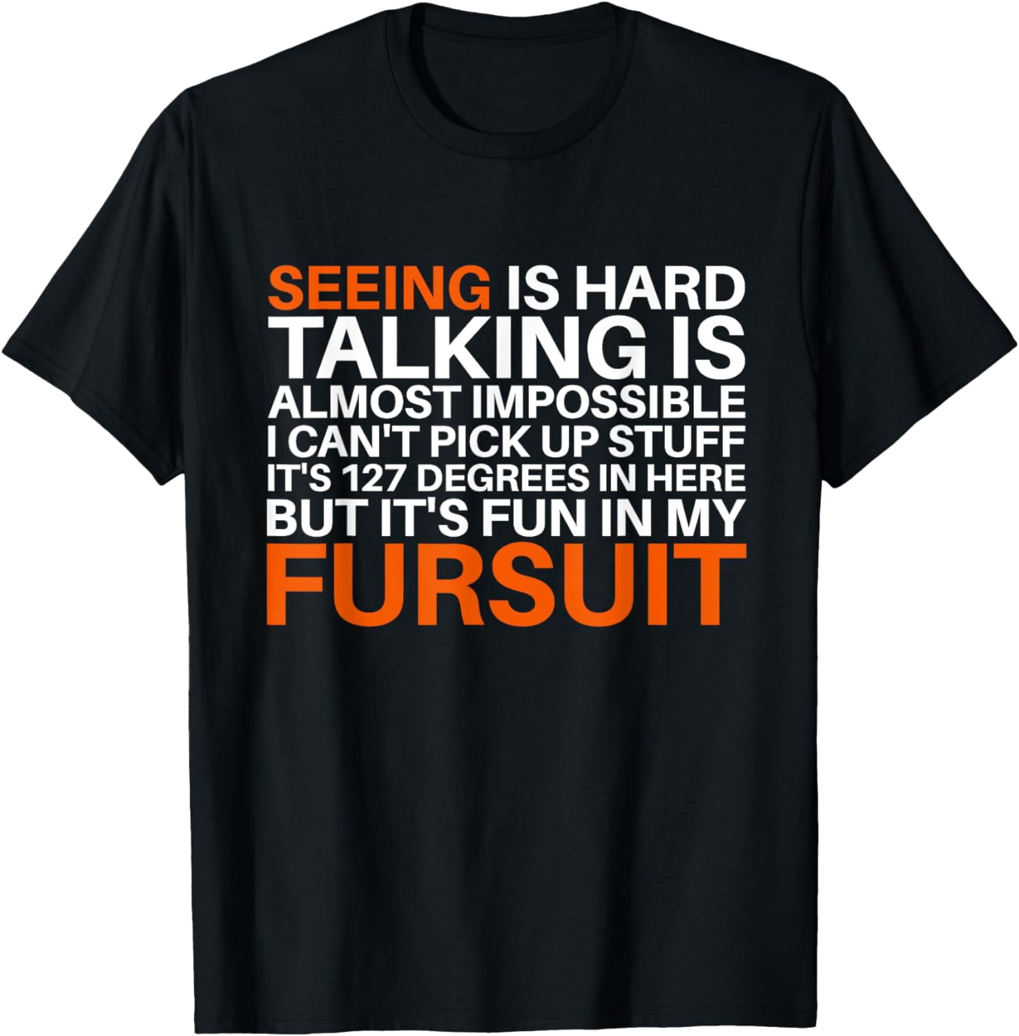 Funny Furry Design for Cool Furries Fun in my Fursuit T-Shirt - Walmart.com