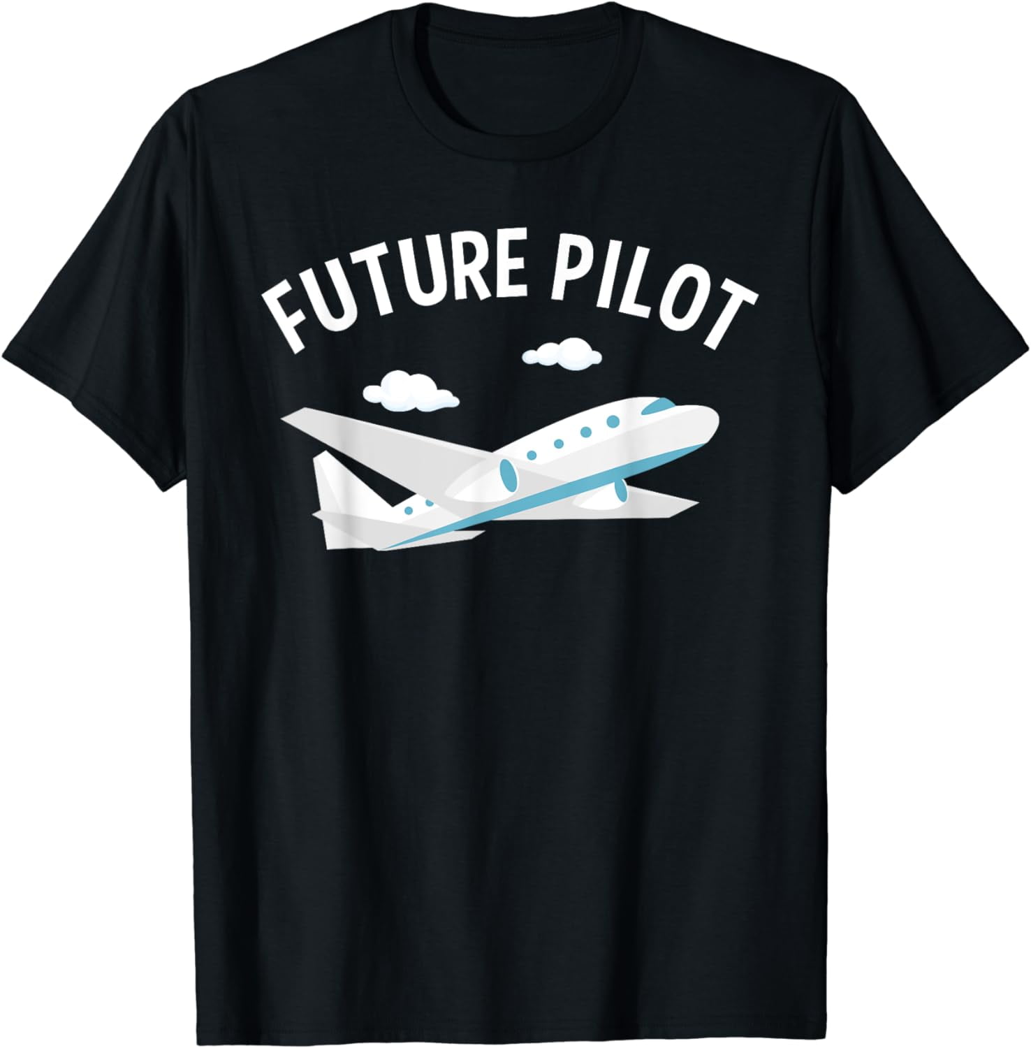 Funny Future Pilot Design For Kids Men Women Airplane Lovers T-Shirt ...
