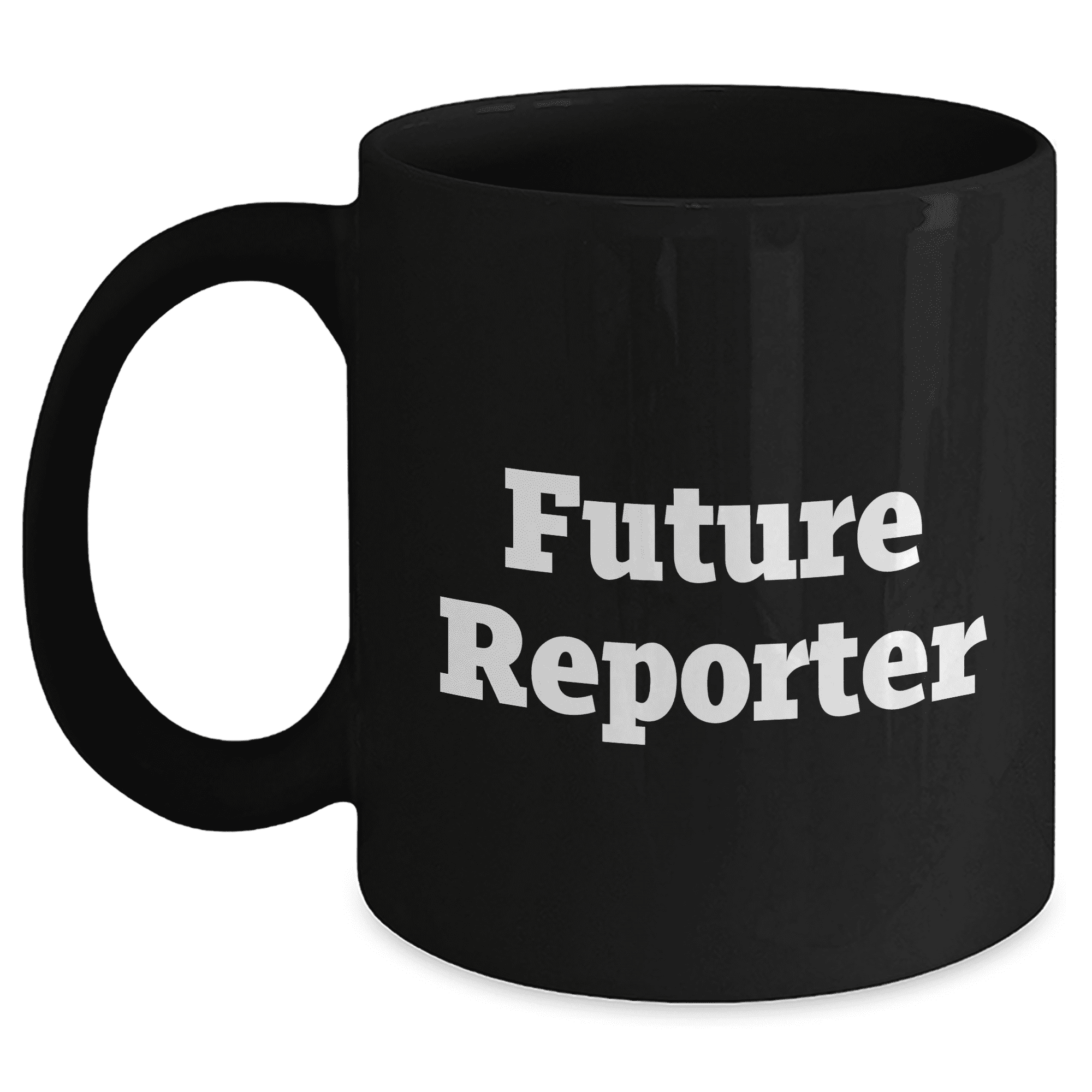 Funny Future Reporter Mom's Day Gift from Friends for Her Black Coffee ...
