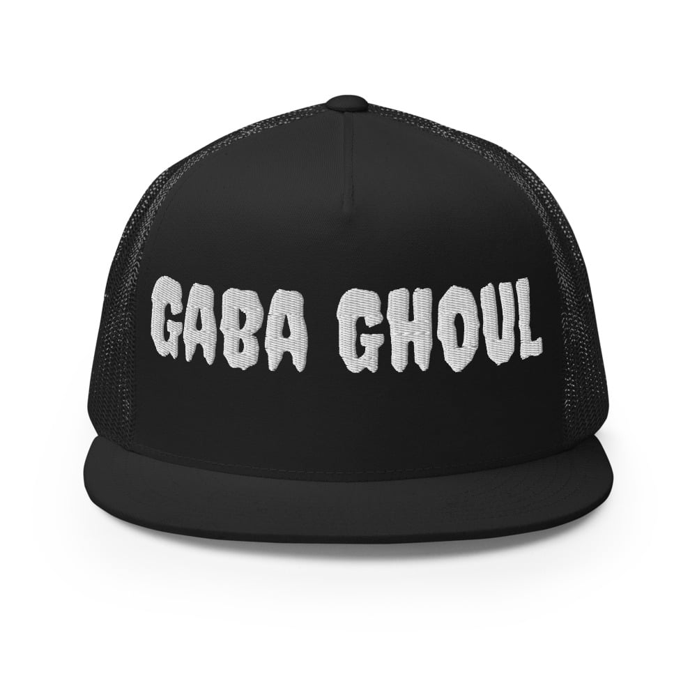 Funny GabaGhoul Halloween Embroidered Trucker Cap, Gaba Ghoul Funny ...