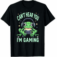 Funny Gamer Frog Art Funny Video Gaming Graphic Black T-Shirt for Men ...