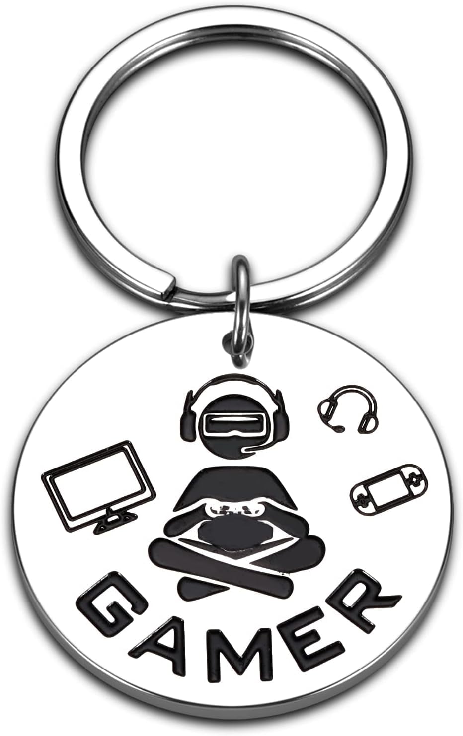Funny Gamer Keychain Gifts for Gamers Him Boys Men Son Grandson Kids ...
