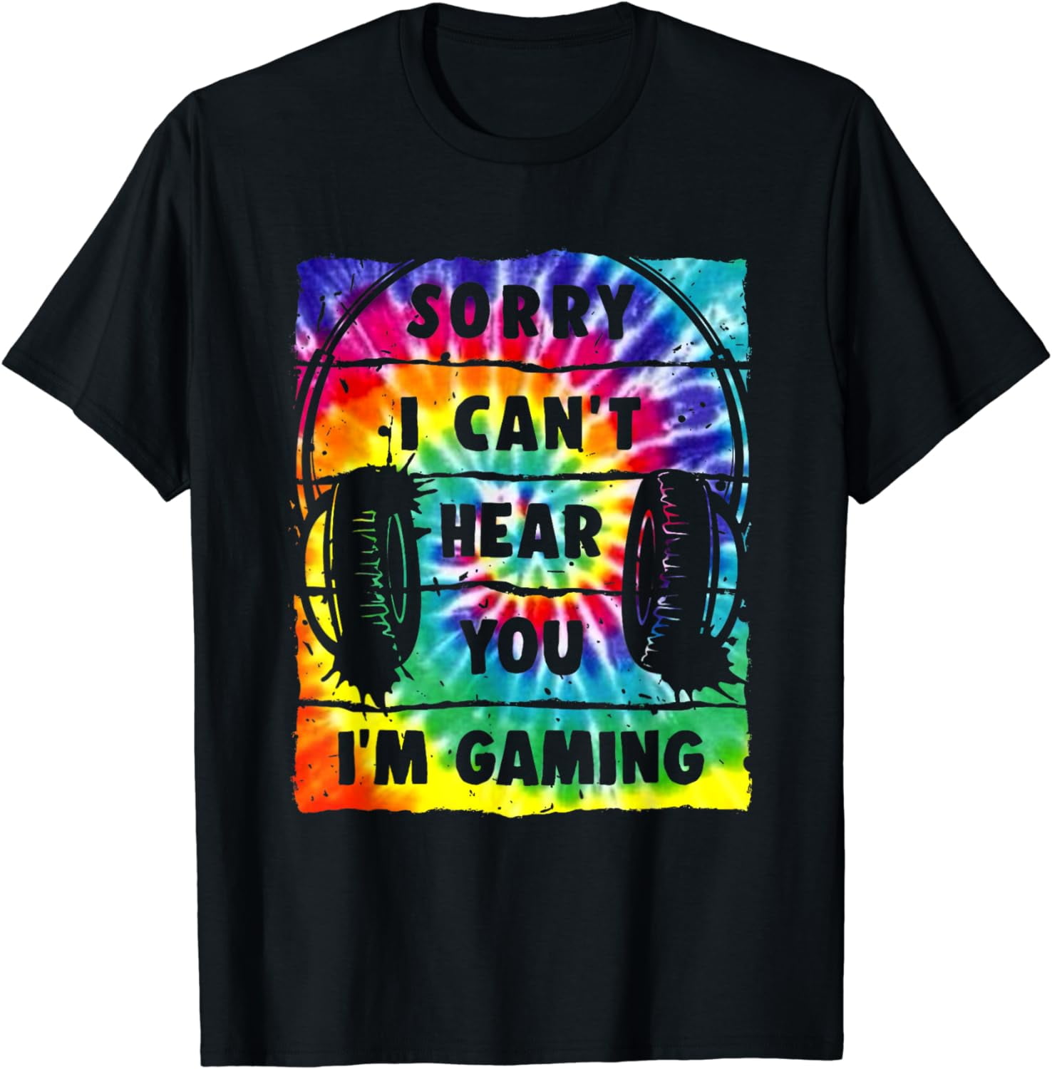 Funny Gamer Shirt for Teens Boys Men Video Gaming Tie Dye T-Shirt ...
