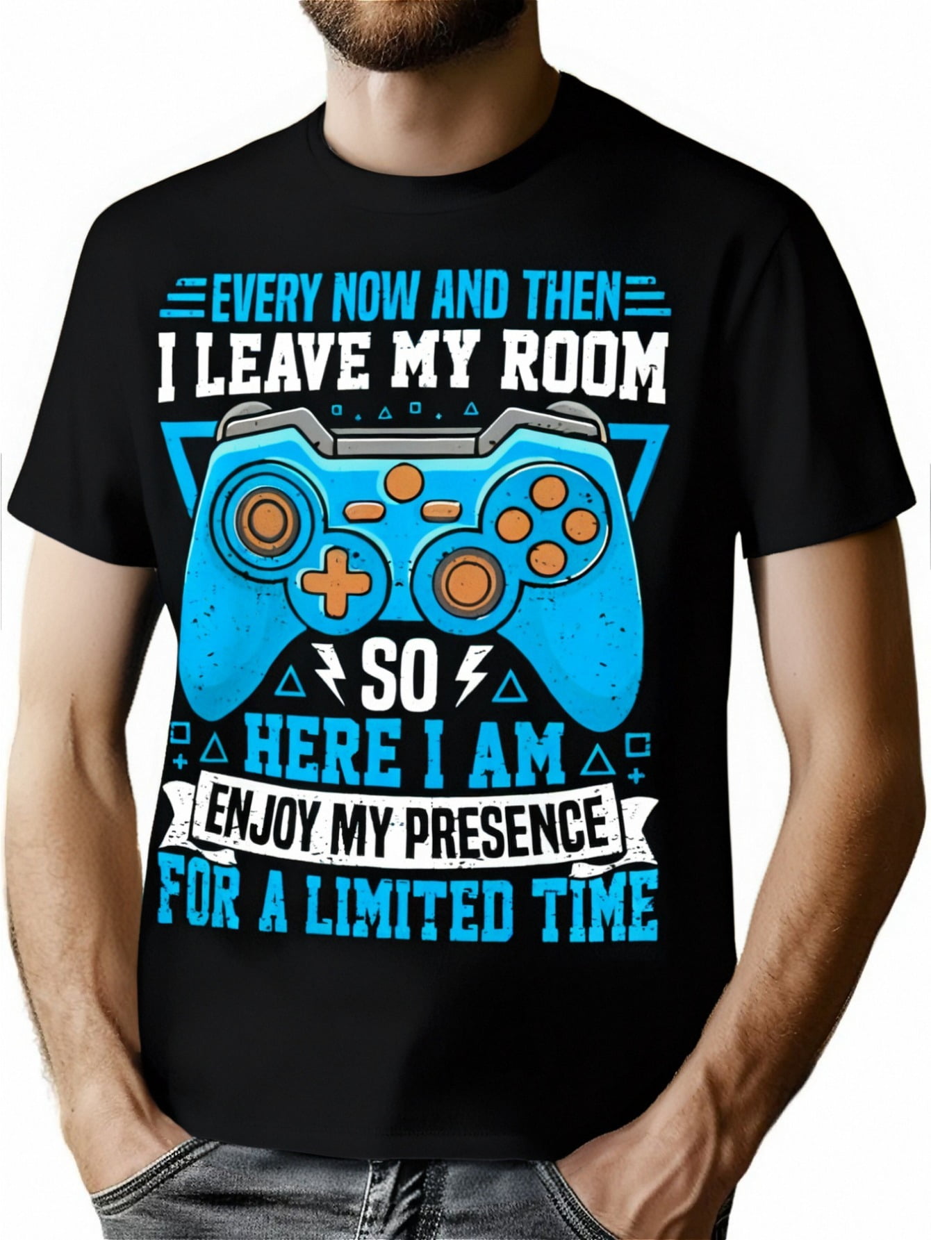 Funny Gamer T-Shirt for Men & Women – "I Leave My Room So Here I Am ...