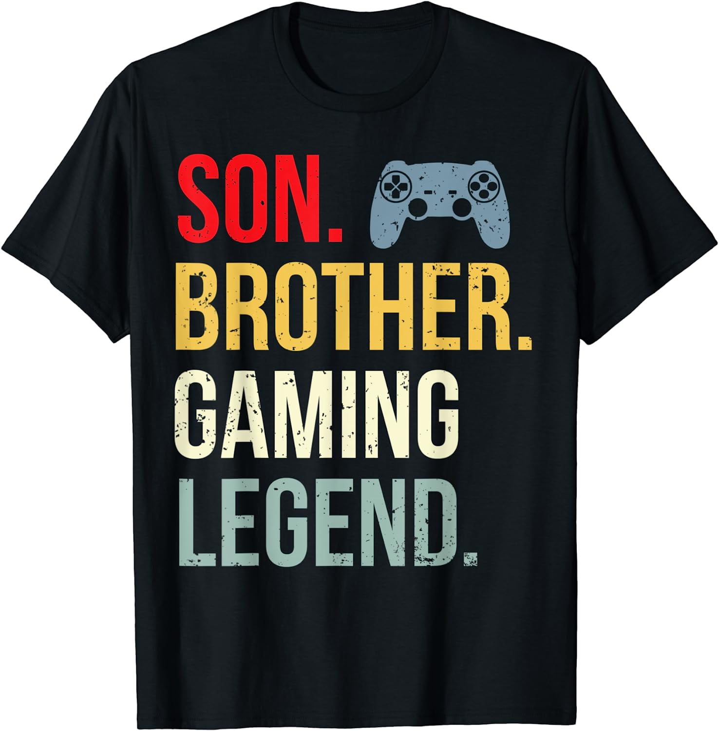 Funny Gaming Boys Girls Men Gamer Brother Video Game T-Shirt - Walmart.com
