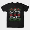 Funny Gangsta Wrapper Funny Christmas Sweater Rap Parody Graphic ...