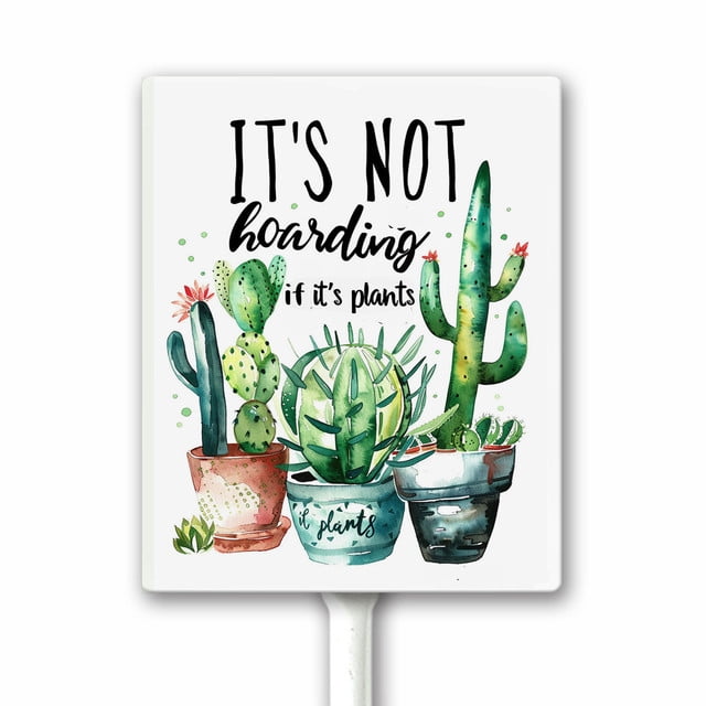Funny Garden Decor It is Not Hoarding if it's Plants Garden Metal Signs ...