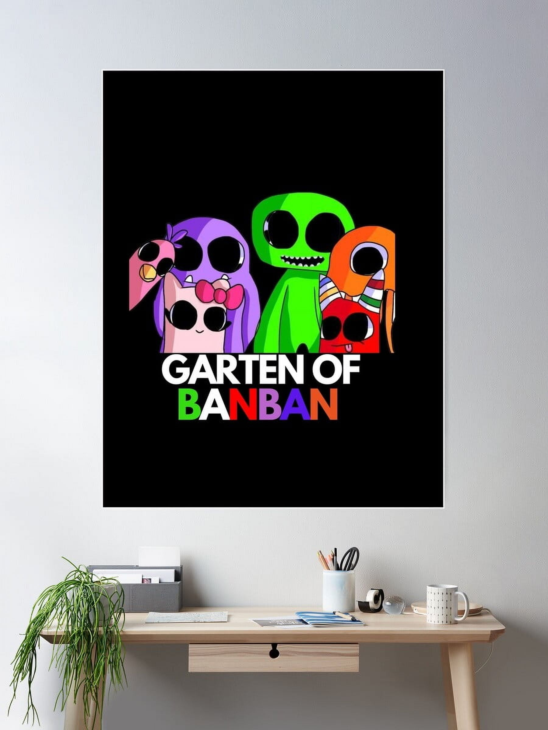 Funny Garten Of Banban Characters Poster Wall Art, Modern Wall Decor ...