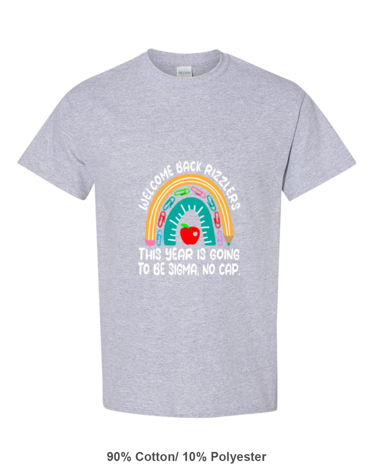 Funny Gen Alpha Slang For A Middle School Teacher Back To School Unisex ...