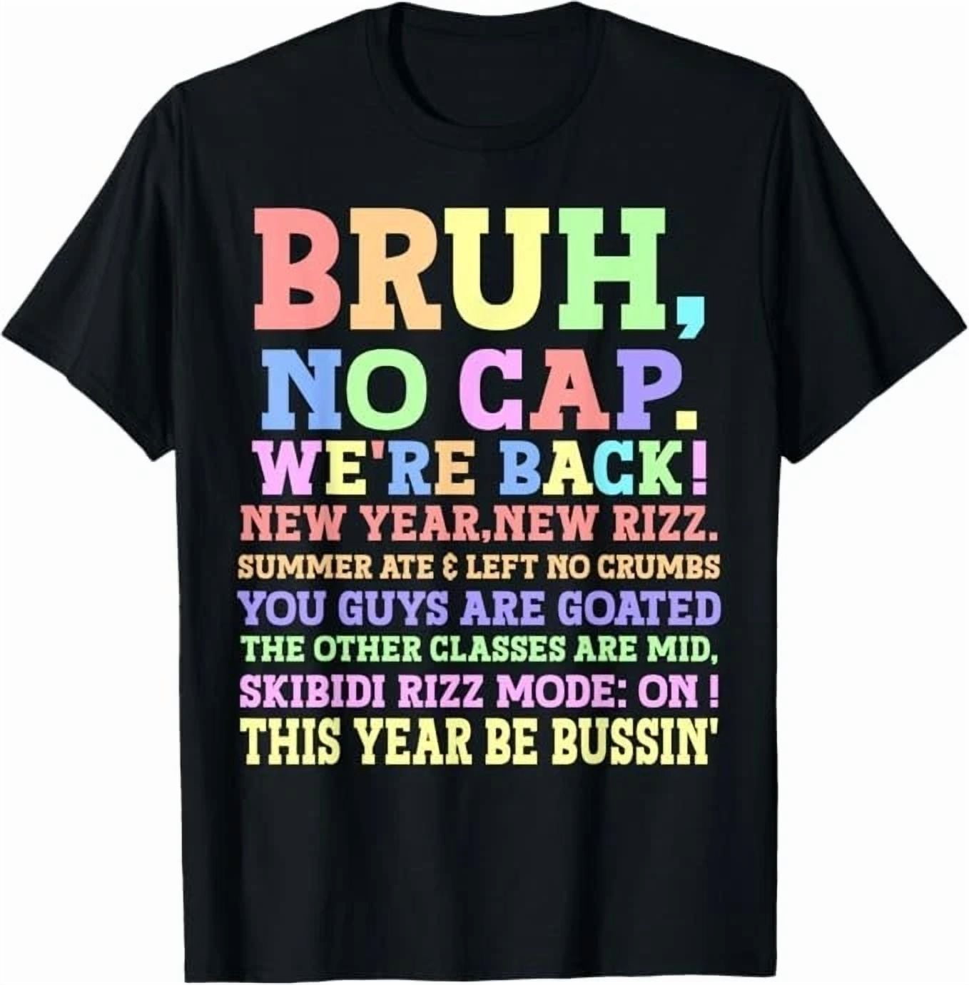Funny Gen Alpha Slang Teachers Happy First Day School Two Zero Two Five ...