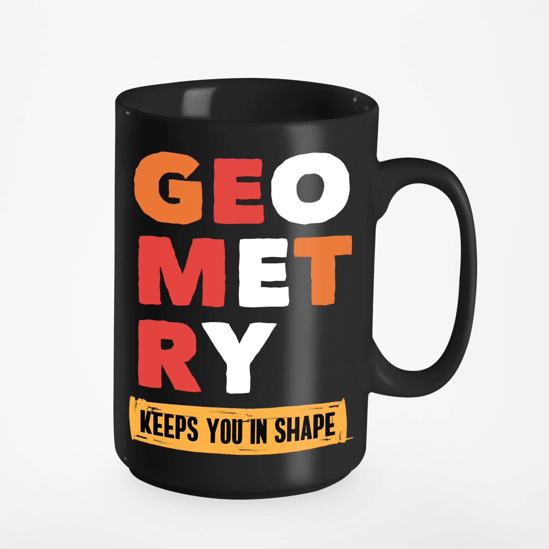 Funny Geometry Math Sayings, Black 15oz Ceramic Mug - Walmart.com