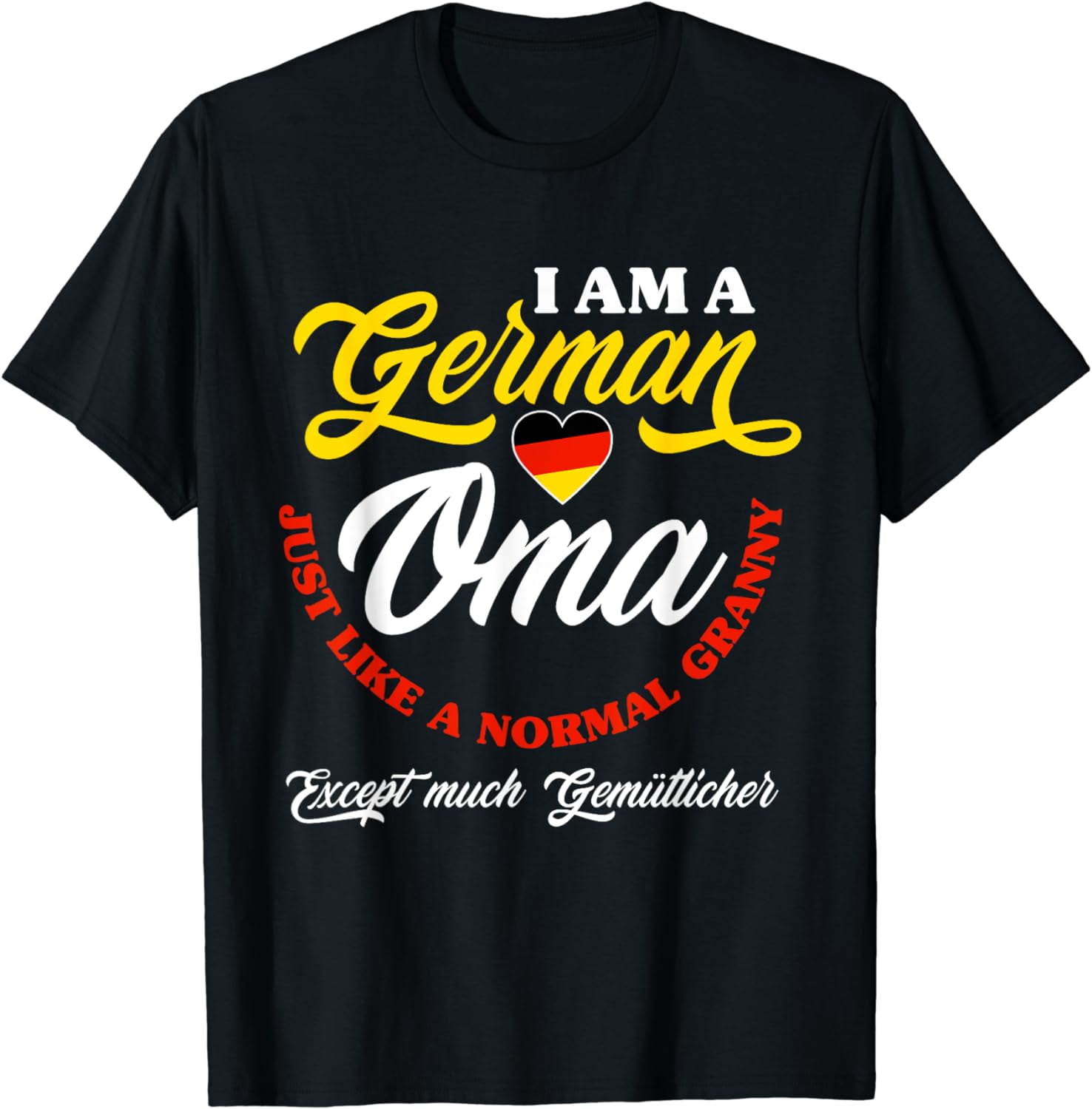 Funny Germany German Oma German Granny Deutsche Oma T-Shirt - Walmart.com