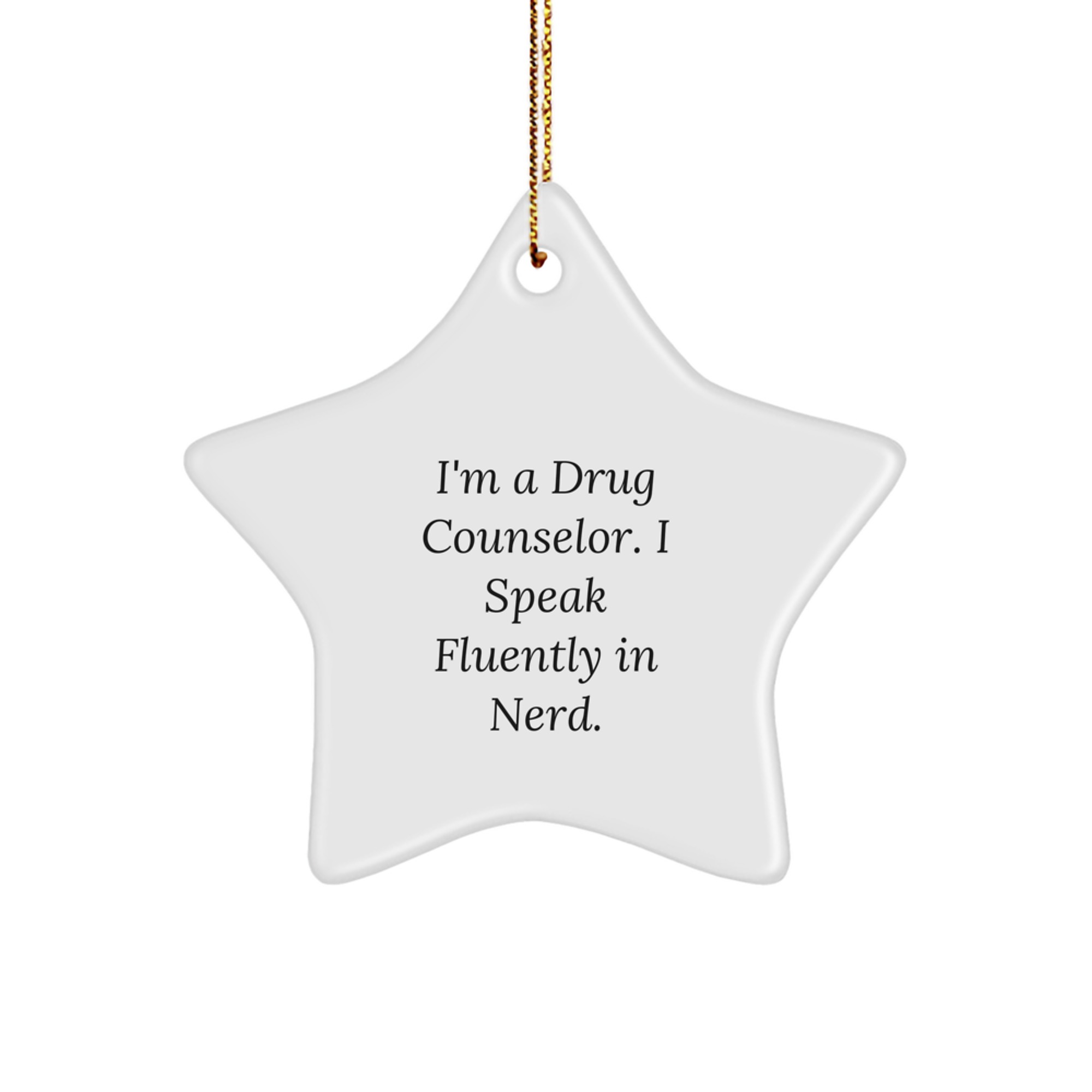 Funny Gift for Drug Counselor Friends, 'I Speak Fluently in genius ...