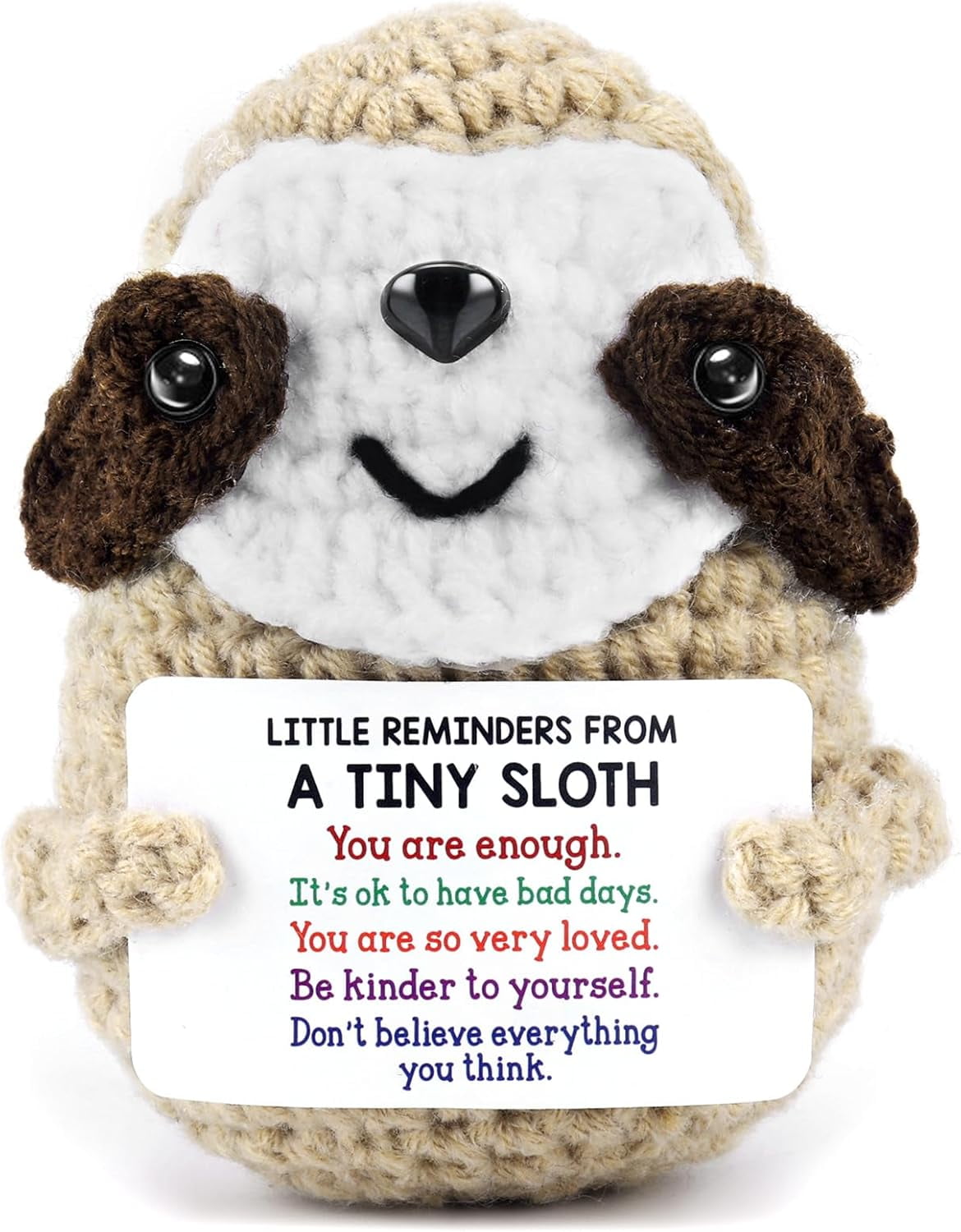 Funny Gifts Women Positive Owl Emotional Support Crochet Nuggets Pickle ...