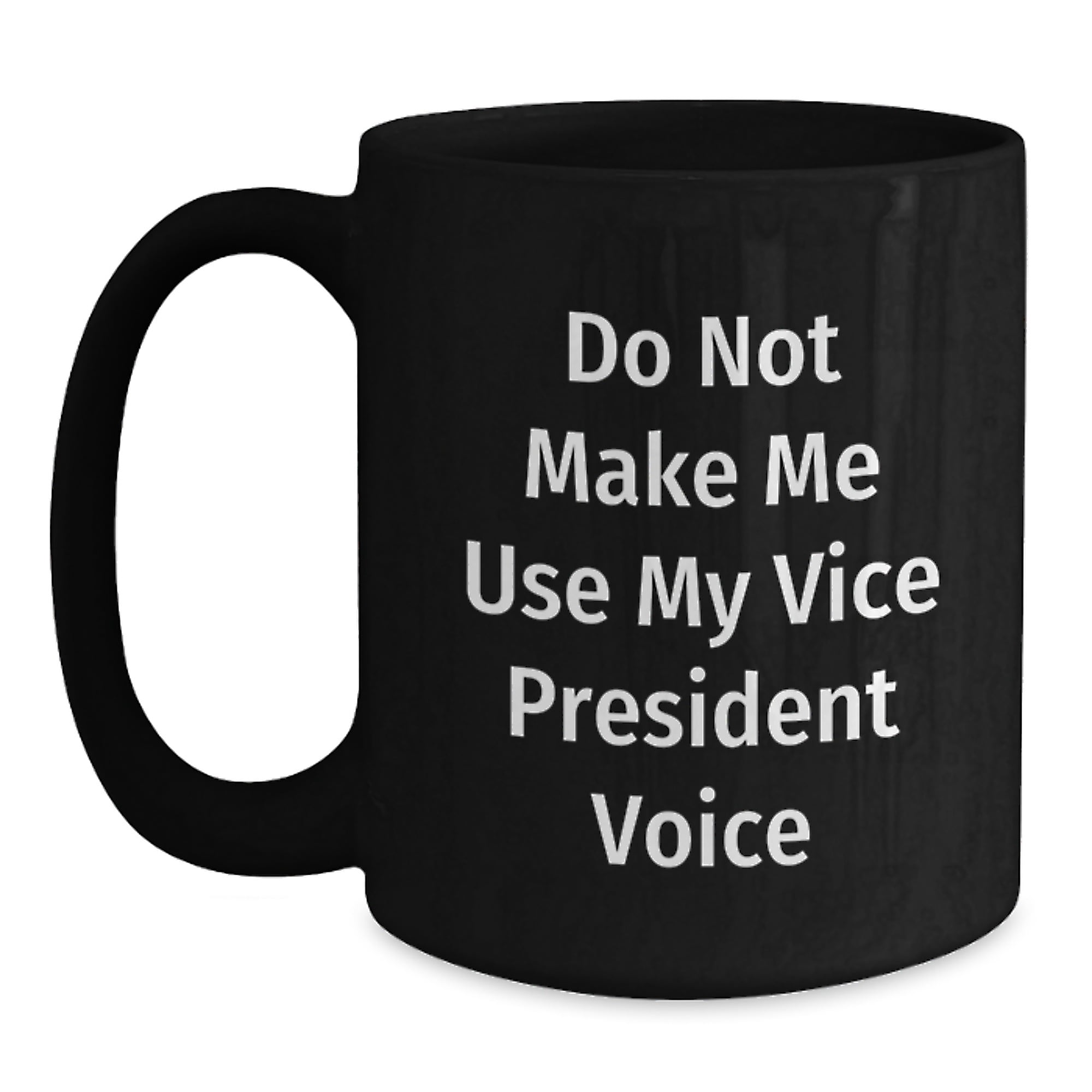 Funny Gifts from Friends for Vice President Men Black Coffee Mugs with ...