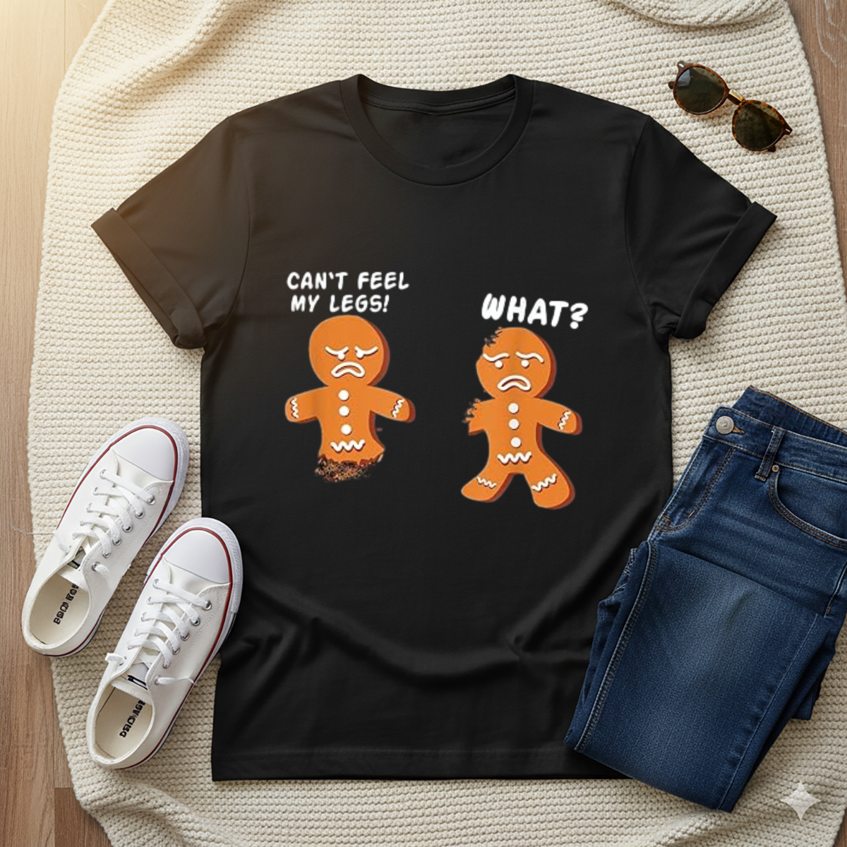 Funny Gingerbread Men Christmas Baking Holiday Graphic Unisex Tee up to ...