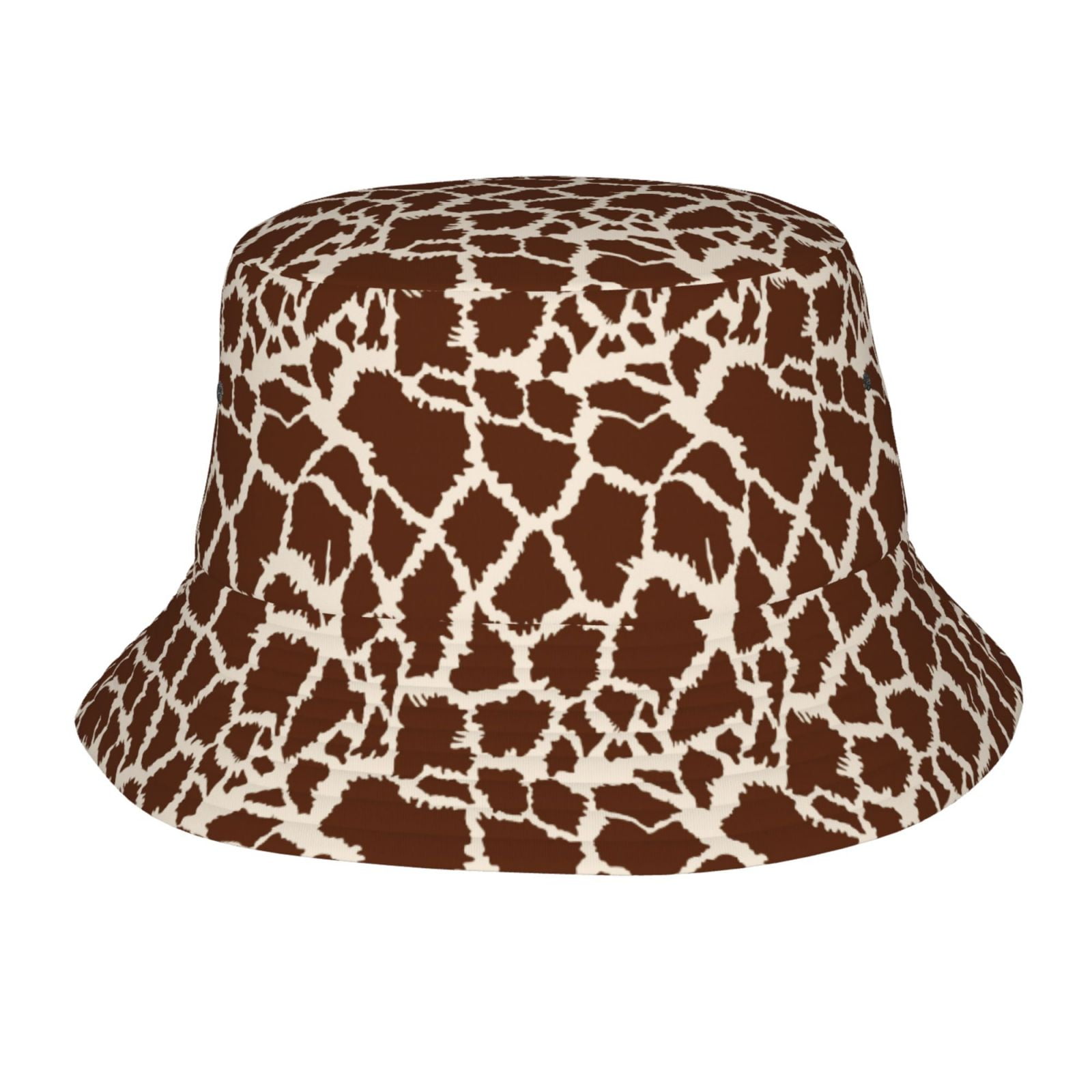 Funny Giraffe Animal Print Bucket Hats for Men Women Beach Sun Hat ...