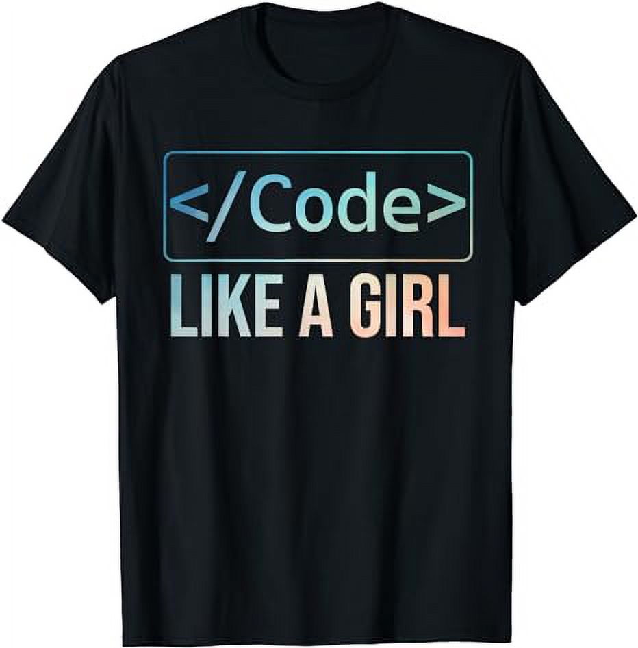 Funny Girl Coder Design Computer Programming Web Developers T-Shirt - Walmart.com
