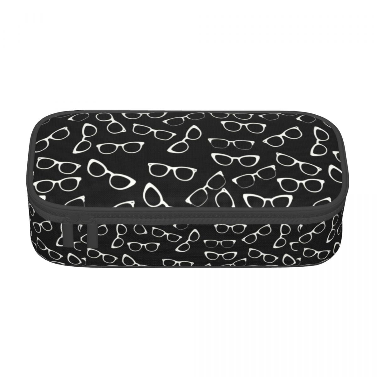 Funny Glasses With Eye Test Chart Cute Pencil Cases s Big Capacity ...