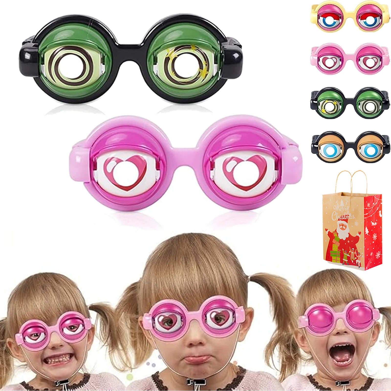 Funny Glasses for Adults Crazy Eye Glass Googly Eye Glasses Adult Size ...