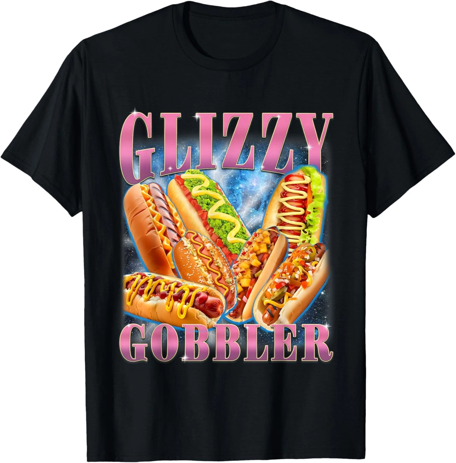 Funny Glizzy Gobbler Meme Hilarious Hot Dog Unisex T-Shirt Y3740, Up to ...