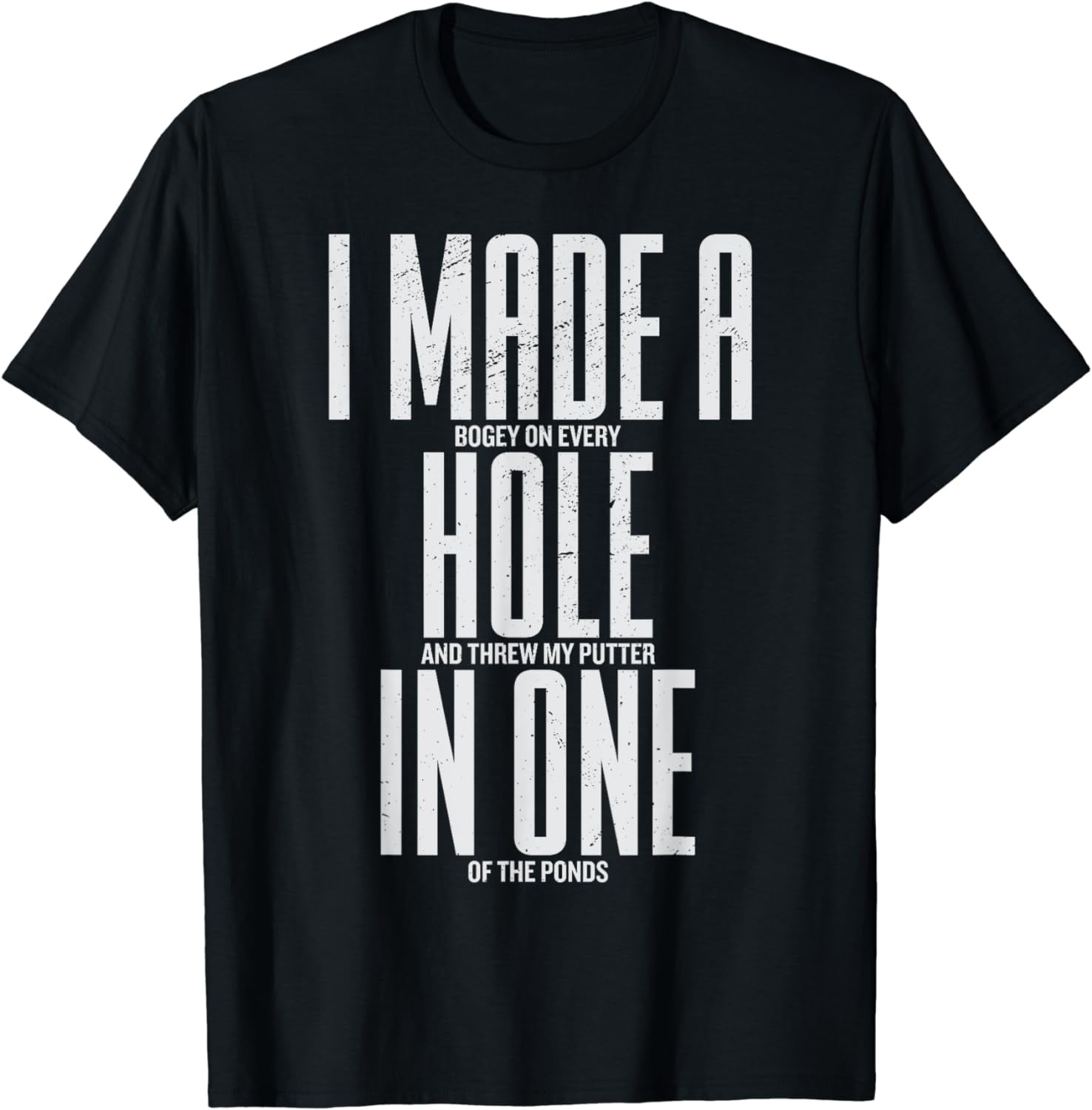 Funny Golf Shirts For Men Women Hole In One Golf Gag T-Shirt - Walmart.com