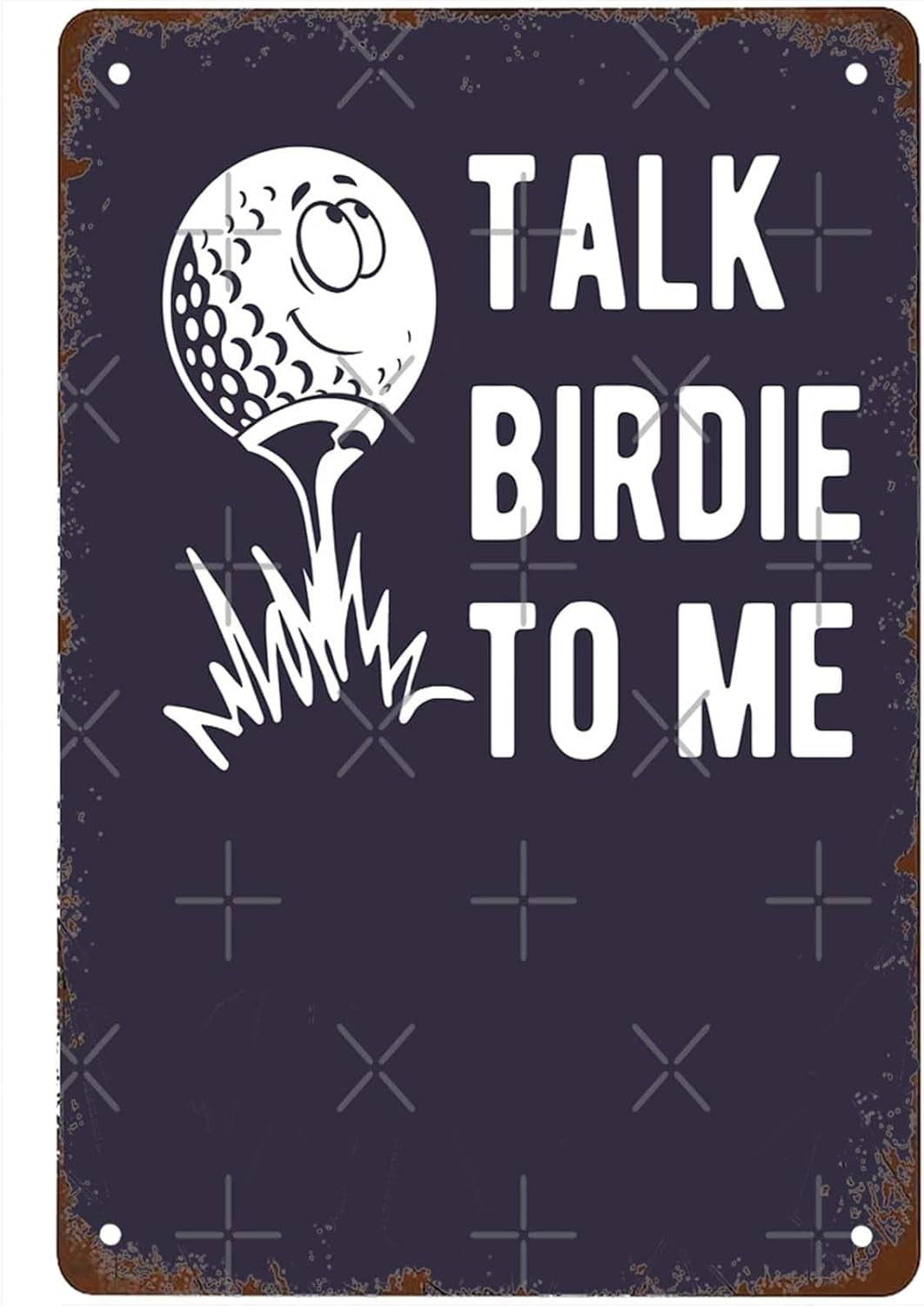 Funny Golf - talk birdie to me Signs Wall Decor Vintage Metal Tin Sign Art Poster Fun Cafe ...