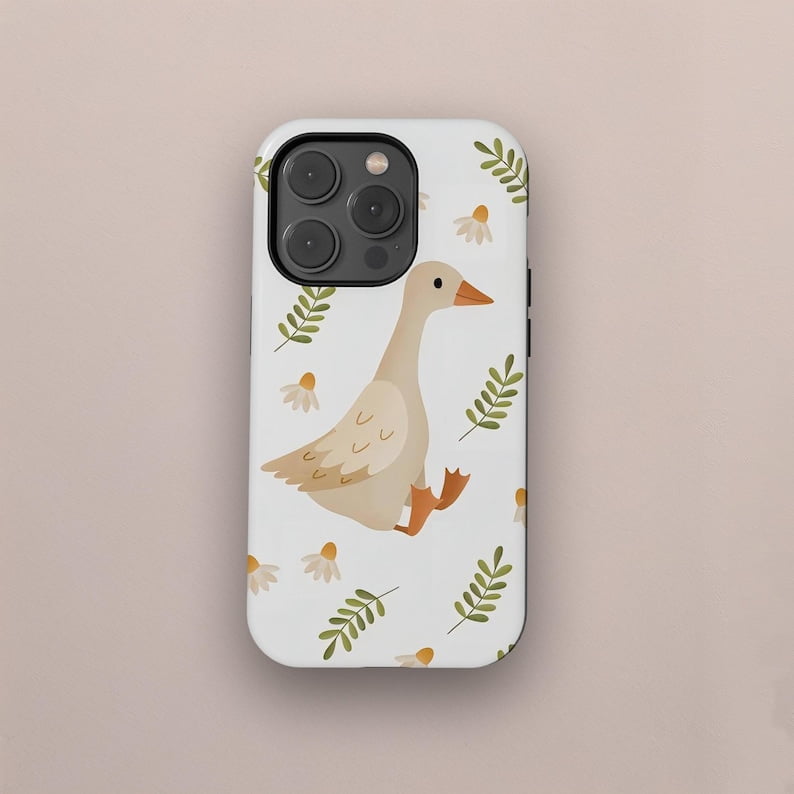 Funny Goose Case Compatible with iPhone 11 through 16 Pro Max – Cute ...