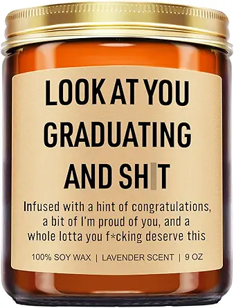 Funny Grad Candle, Graduation Gifts for Women, College Graduation Gifts ...