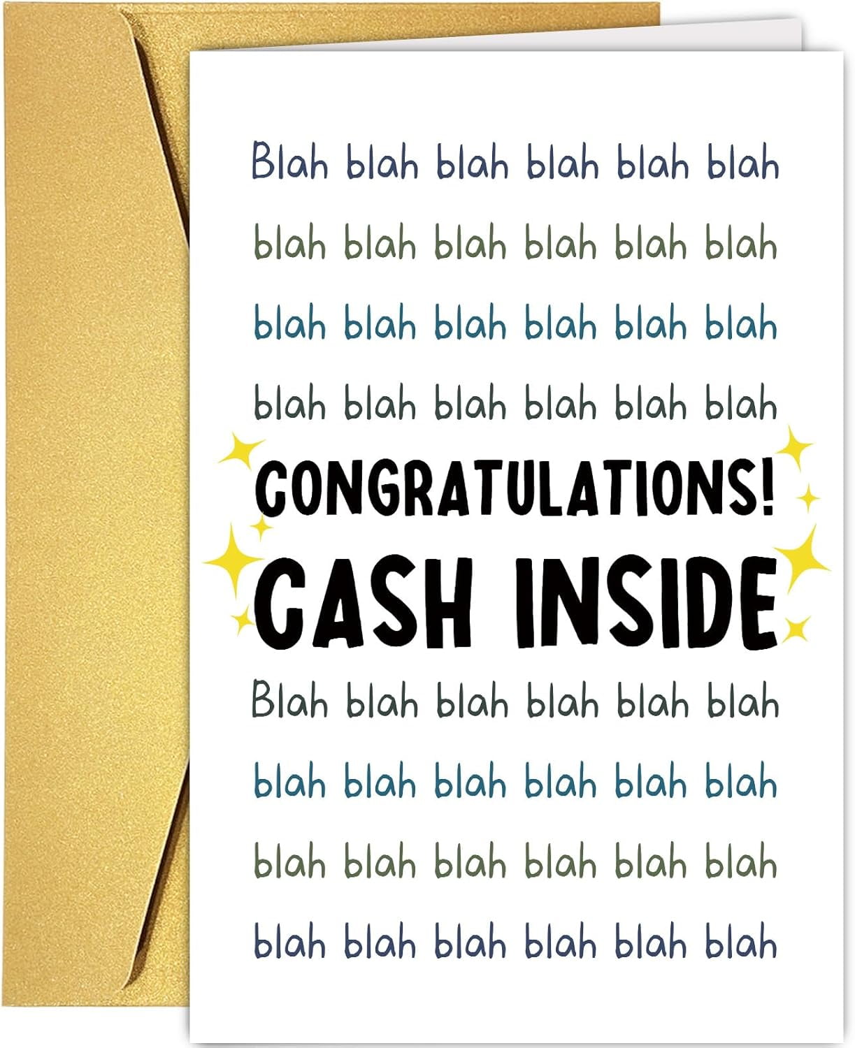 Funny Graduation Card for Him Her, Humorous Congratulations Cards for ...
