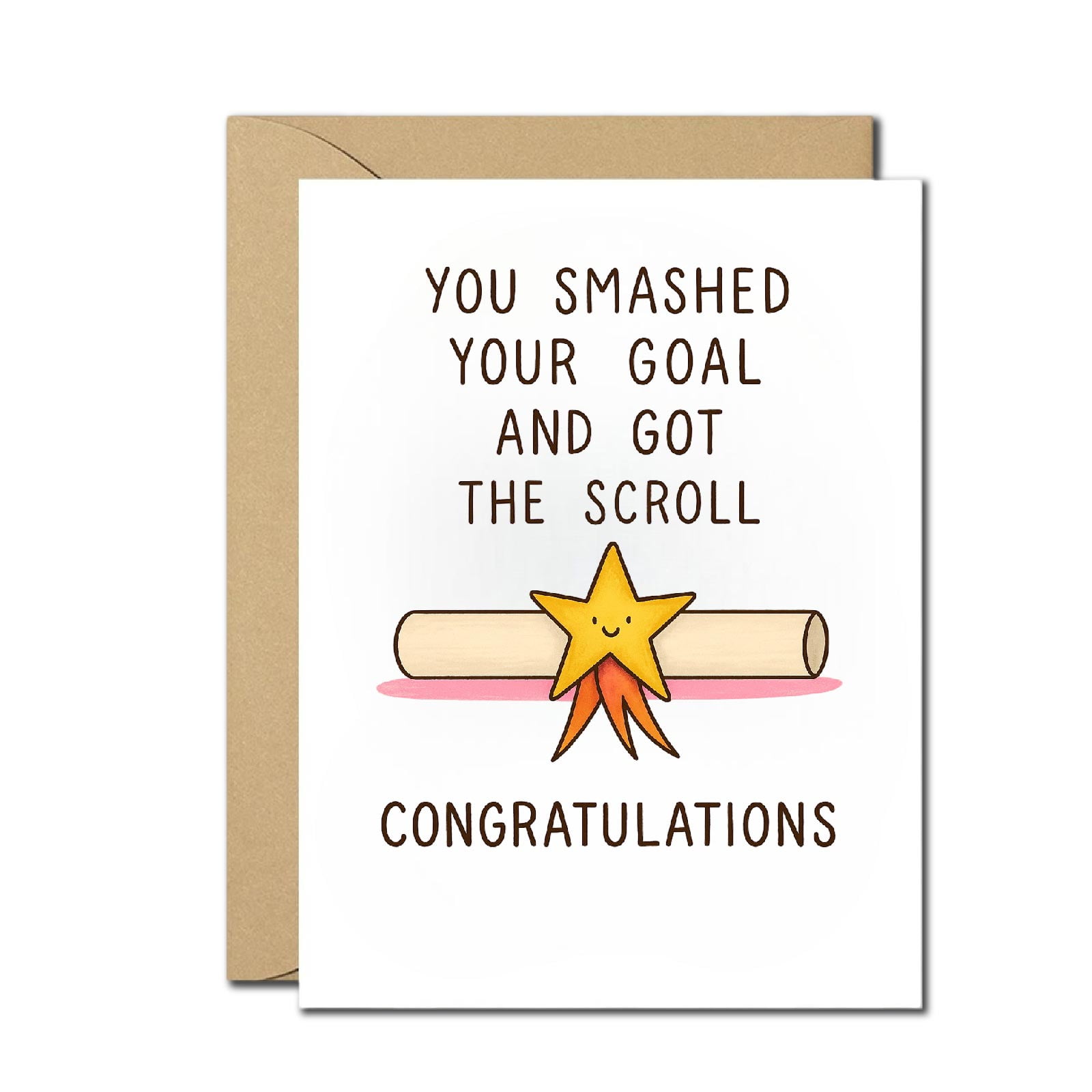 Funny Graduation Congratulations Card – You Smashed Your Goal Got the ...