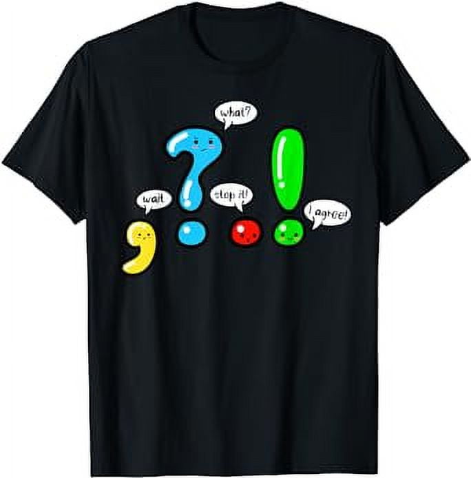 Funny Grammar Punctuation English Teacher Student T-Shirt - Walmart.com
