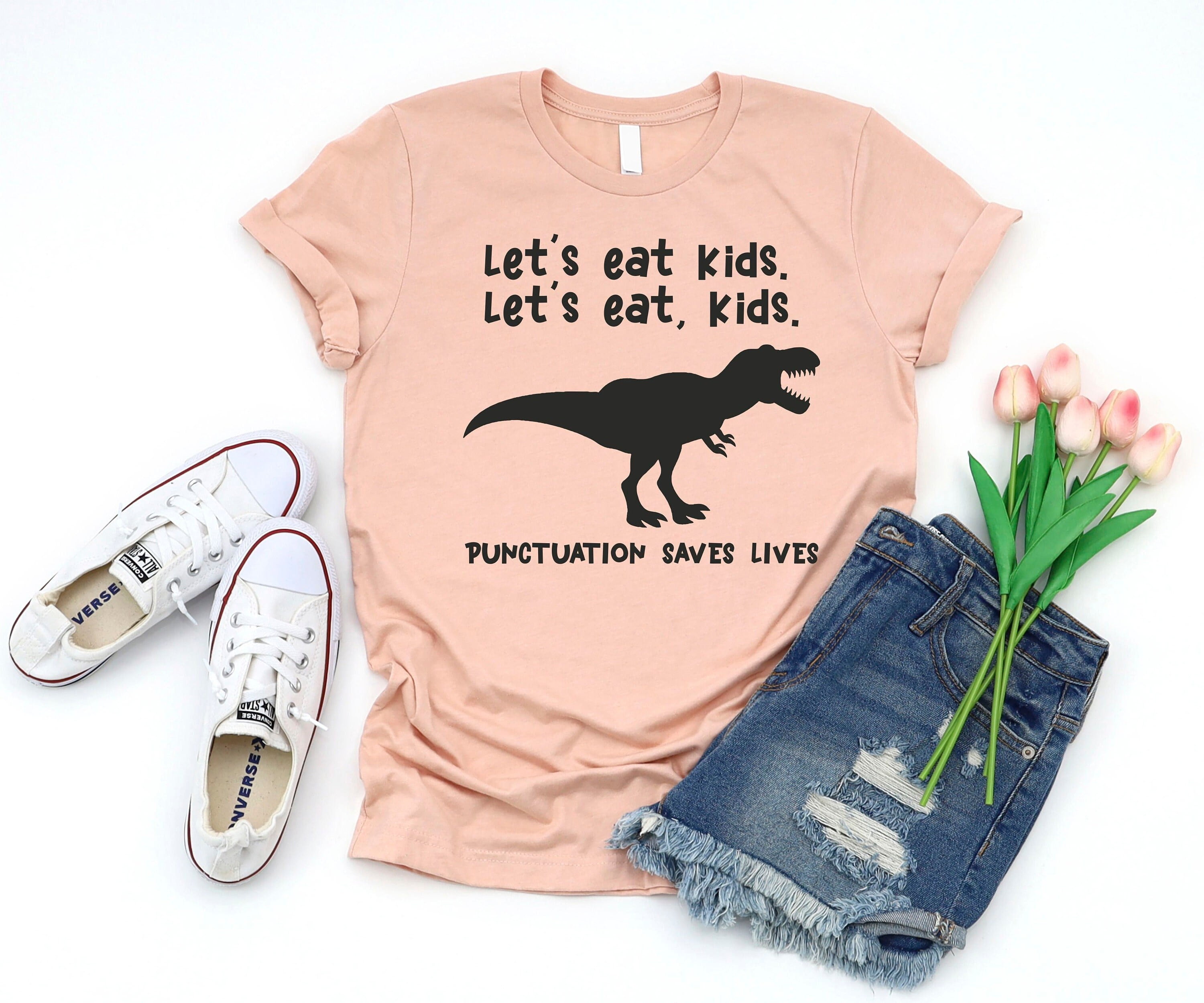 Funny Grammar Shirt, Punctuation Shirt, Let's Eat s Let's Eat, s ...