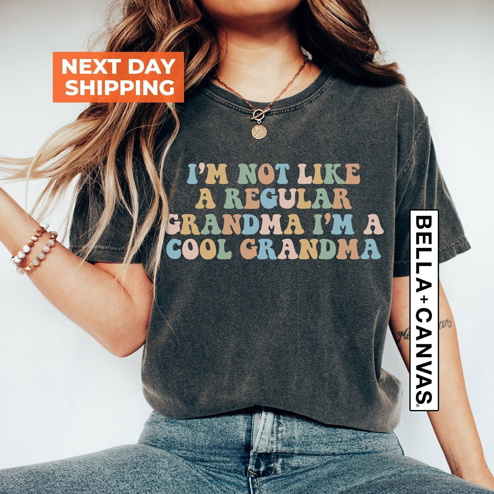 Funny Grandma Shirt, I'm Not Like A Regular Grandma I'm A Cool Grandma ...