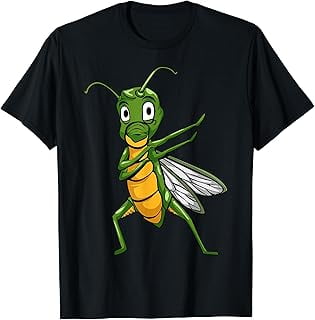 Funny Grashopper Dabbing Hopper Insect Lover Men Women Kids T-Shirt ...