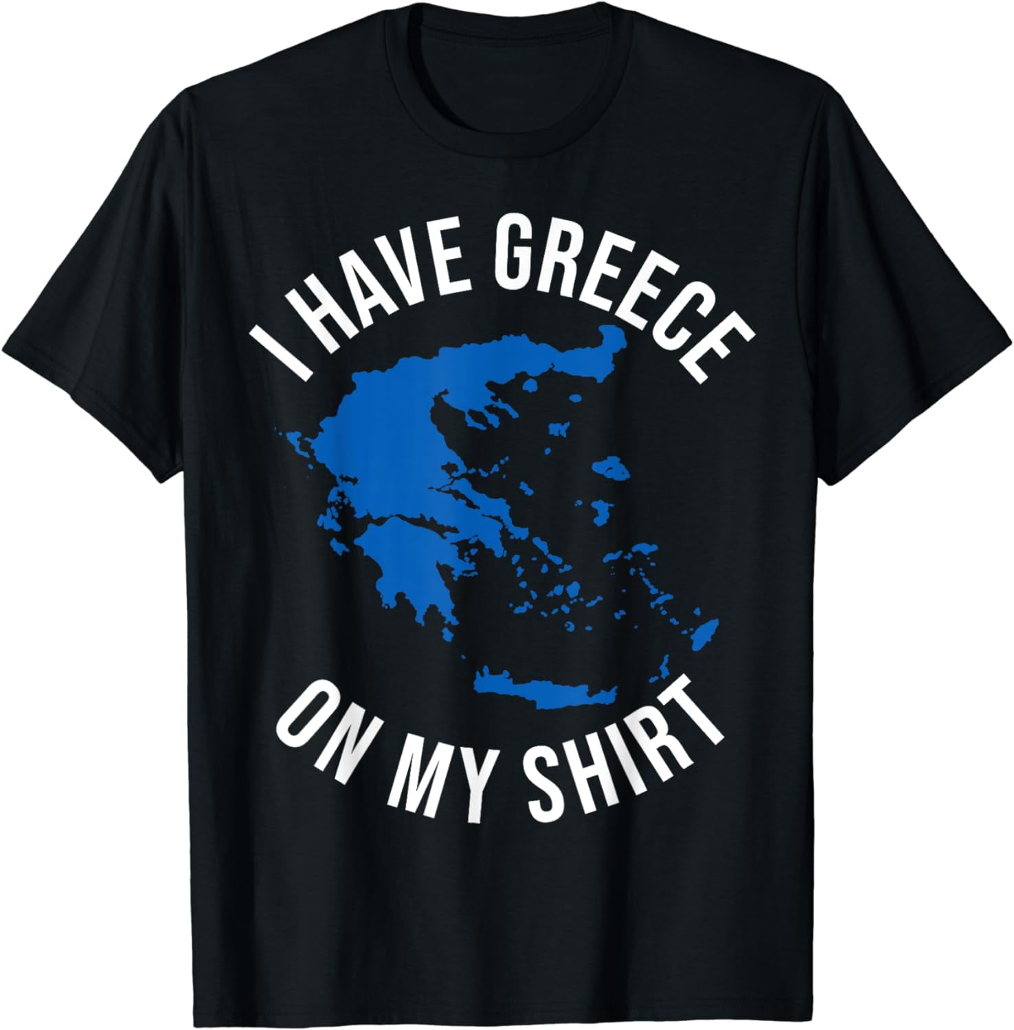 Funny Greece Map Hellenes Citizenship Race Greek Hellenic T-Shirt ...