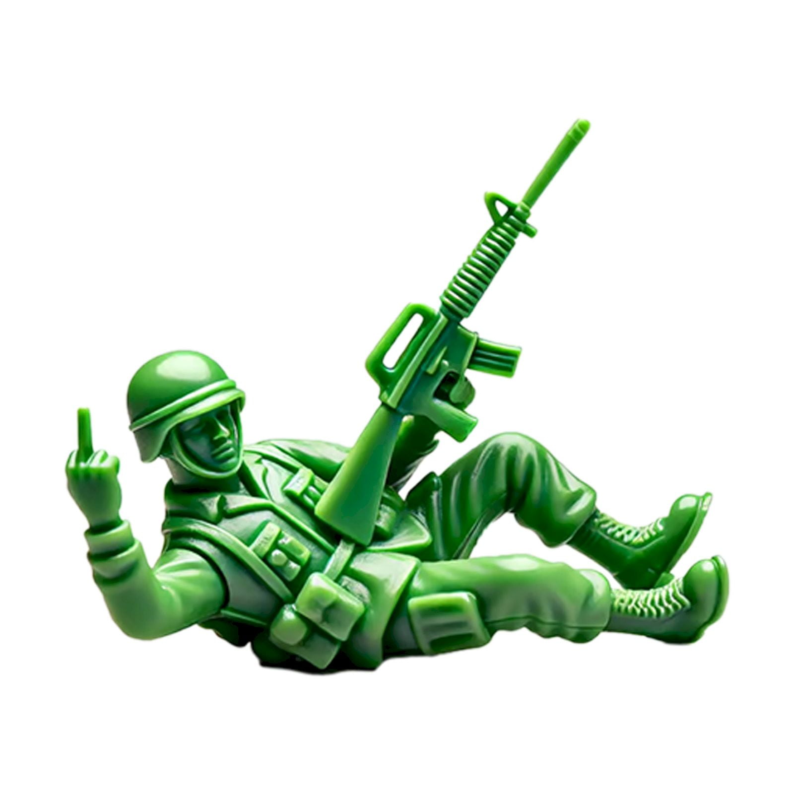 Funny Green Army Men, Funny mid-dle Finger Army Soldier, Green Army Men ...