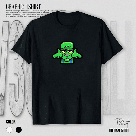 Funny Green Goblin Gamer Emote Strategy Mobile Game Humor Unisex T ...