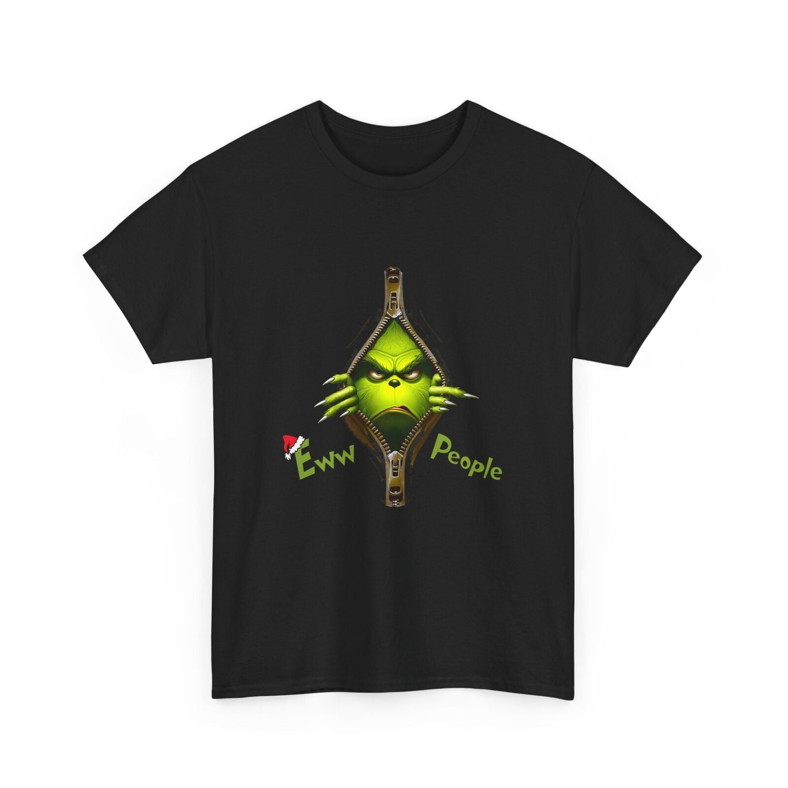 Funny Green Grump Shirt – Ewww People Peekaboo Parody Tee - Walmart.com