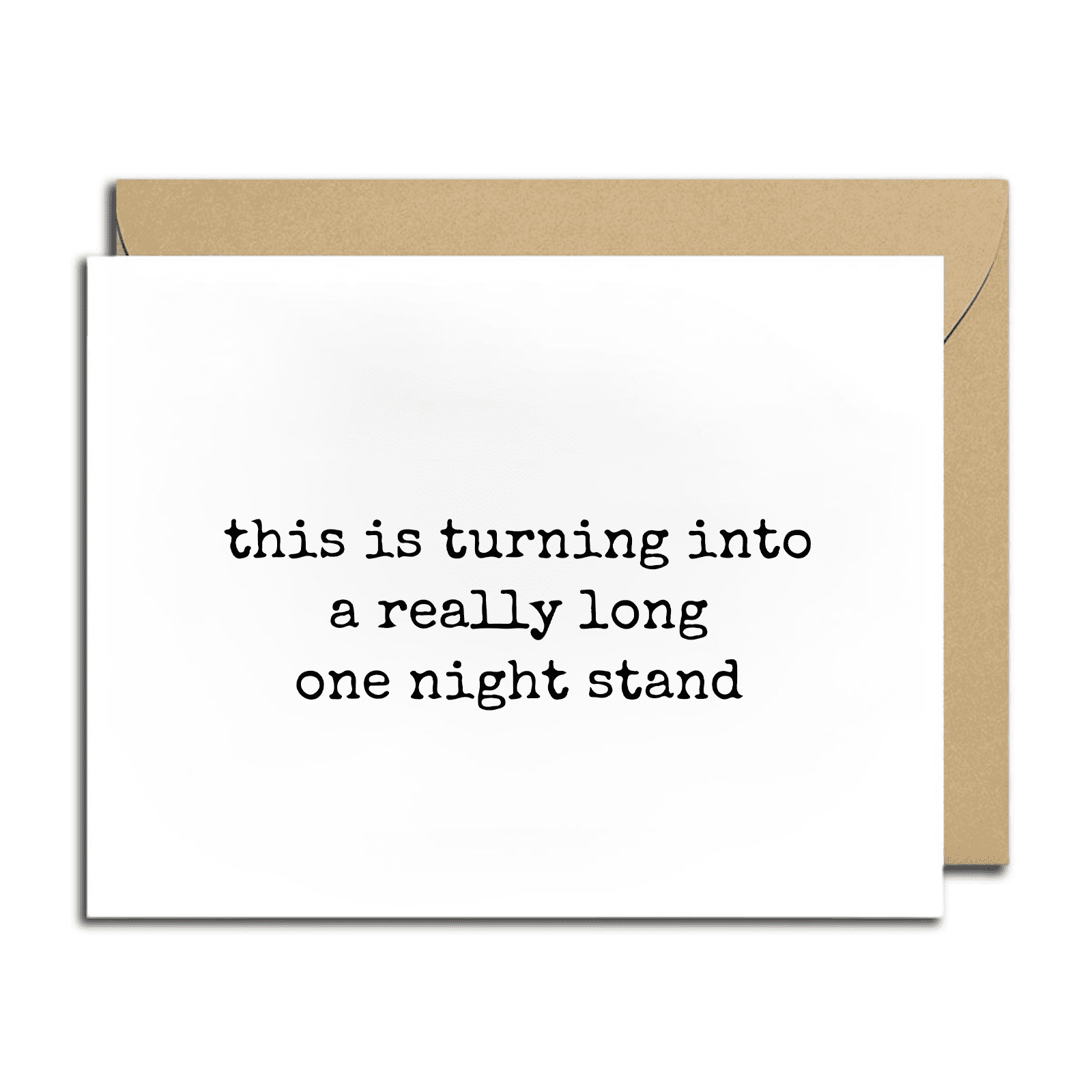 Funny Greeting Card – "This is Turning into a Really Long One Night ...