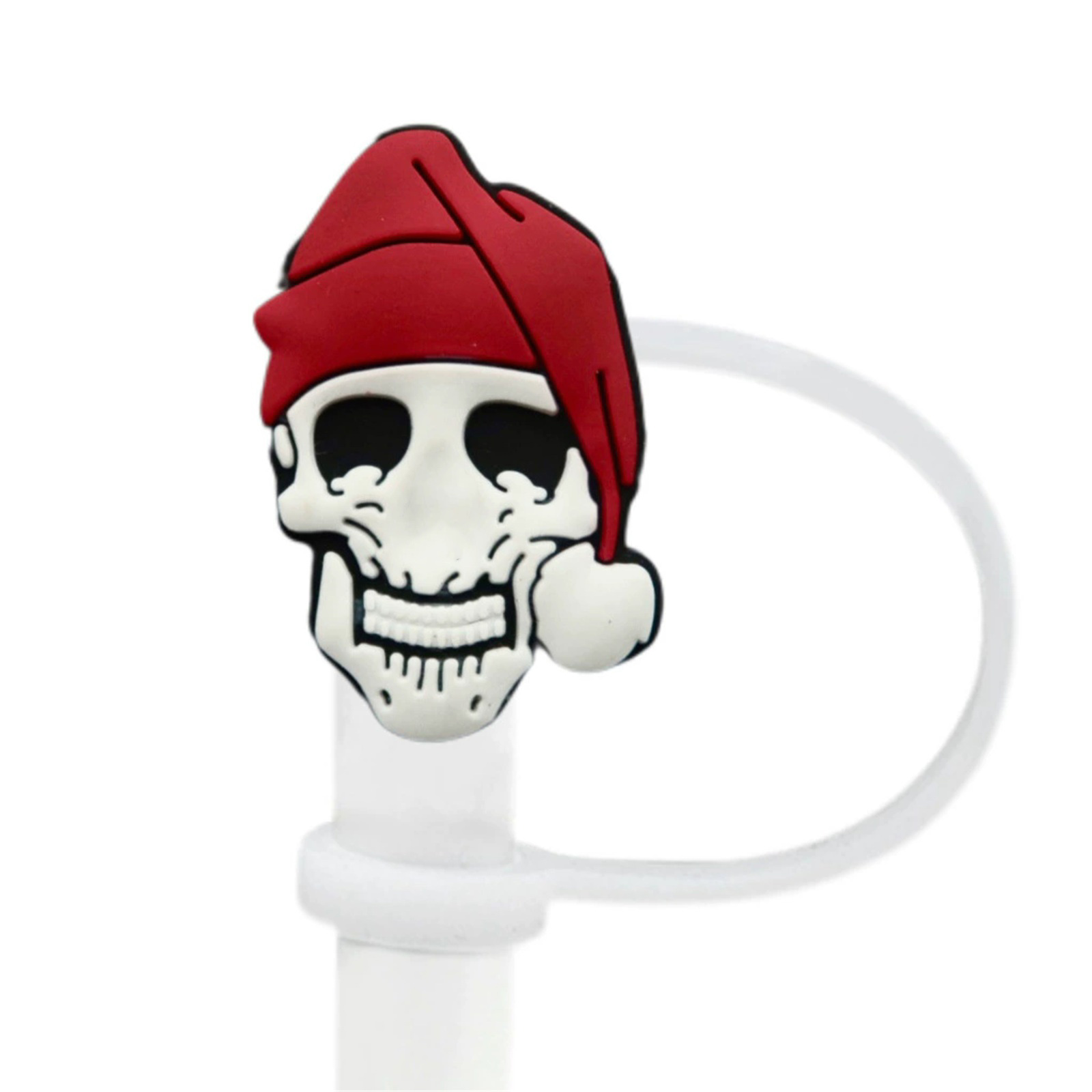 Funny Gri-nch Series Silicone Drinking Straw Plugs, Reusable Straw ...