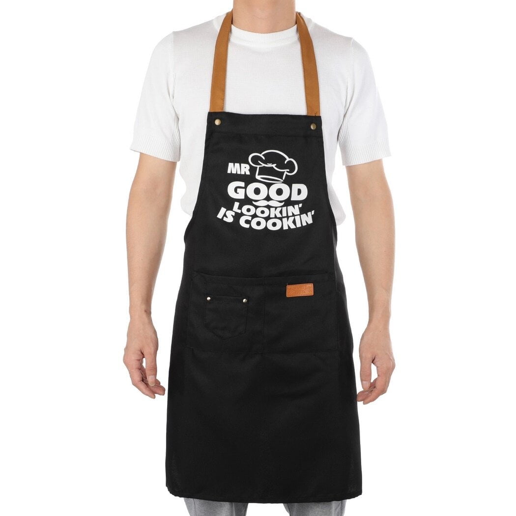 Funny Grilling Apron for Men, Mens Cooking Apron with Three Pockets ...